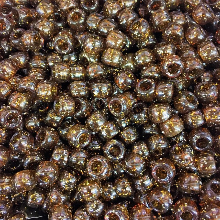 Root Beer Sparkle 9mm Pony Beads Dummy Clips, Pram Charms | Pony Beads ...