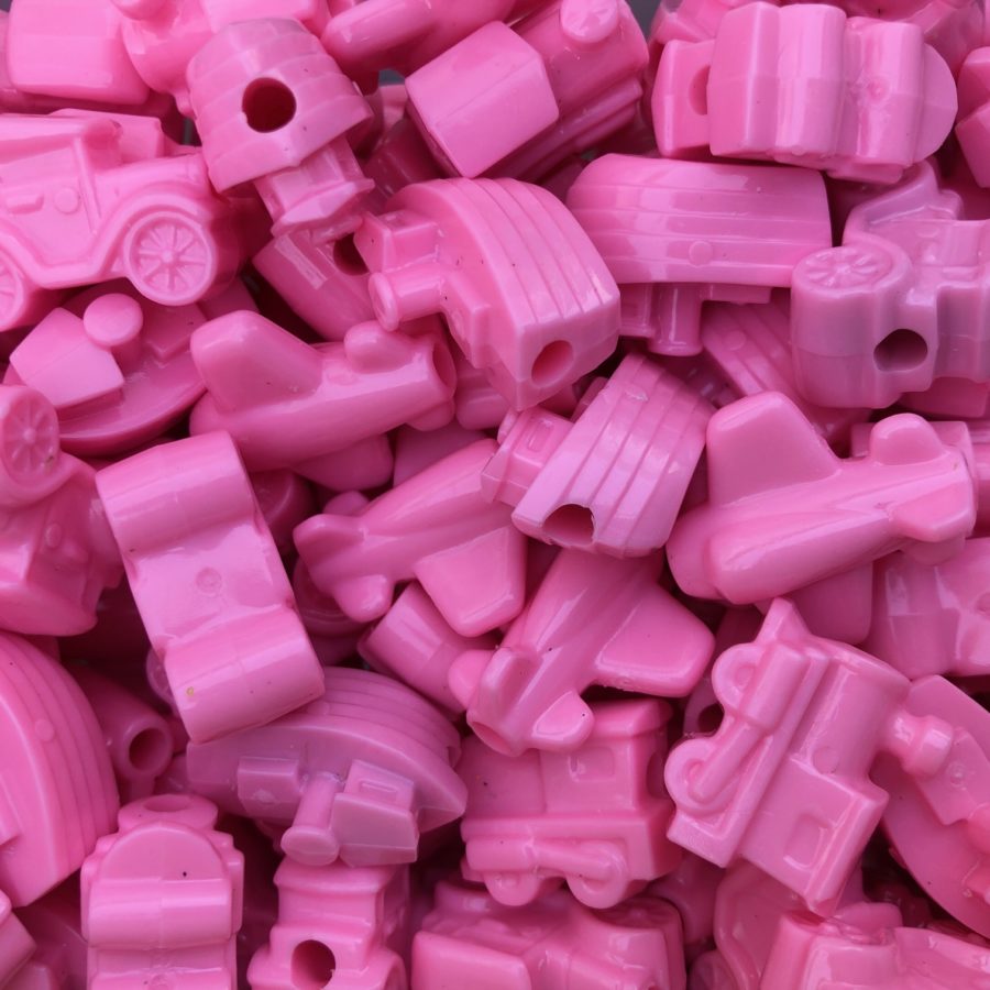 Baby Pink Opaque Mini Mobiles Pony Beads (20pcs) | Pony Beads ...